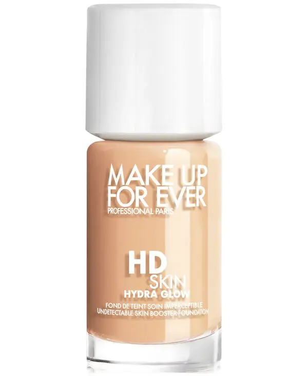 MAKE UP FOR EVER Hd Skin Hydra Glow Skincare Foundation With Hyaluronic Acid 1n00 Alabaster - 2y20 - Warm Nudeâ  - For Light To Medium